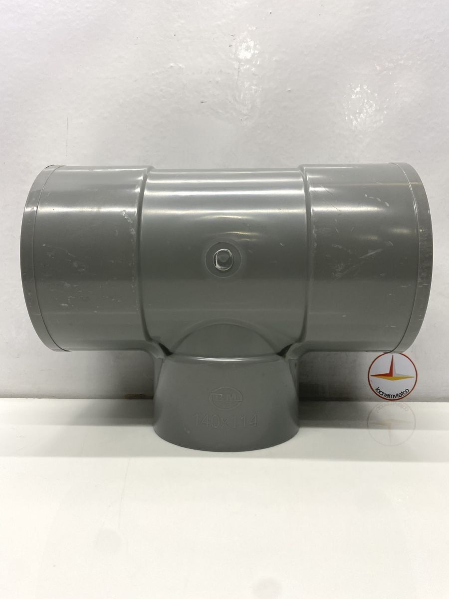 Tê giảm 140x114 nhựa PVC Bình Minh - T140x114